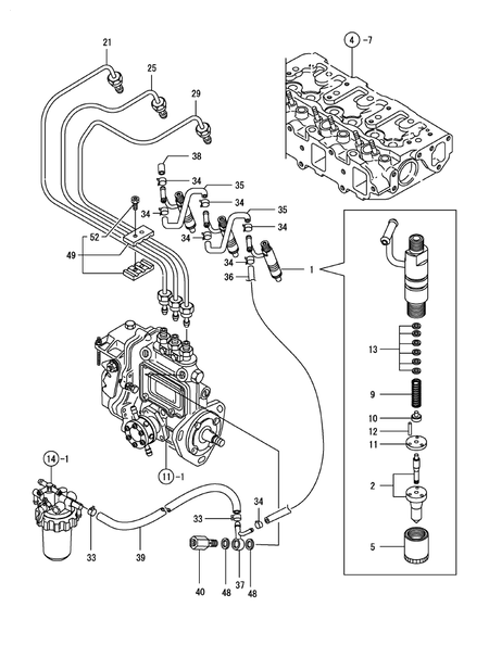 Shop FUEL INJECTION VALVE (3TNE82A-DG) today | Yanmar US