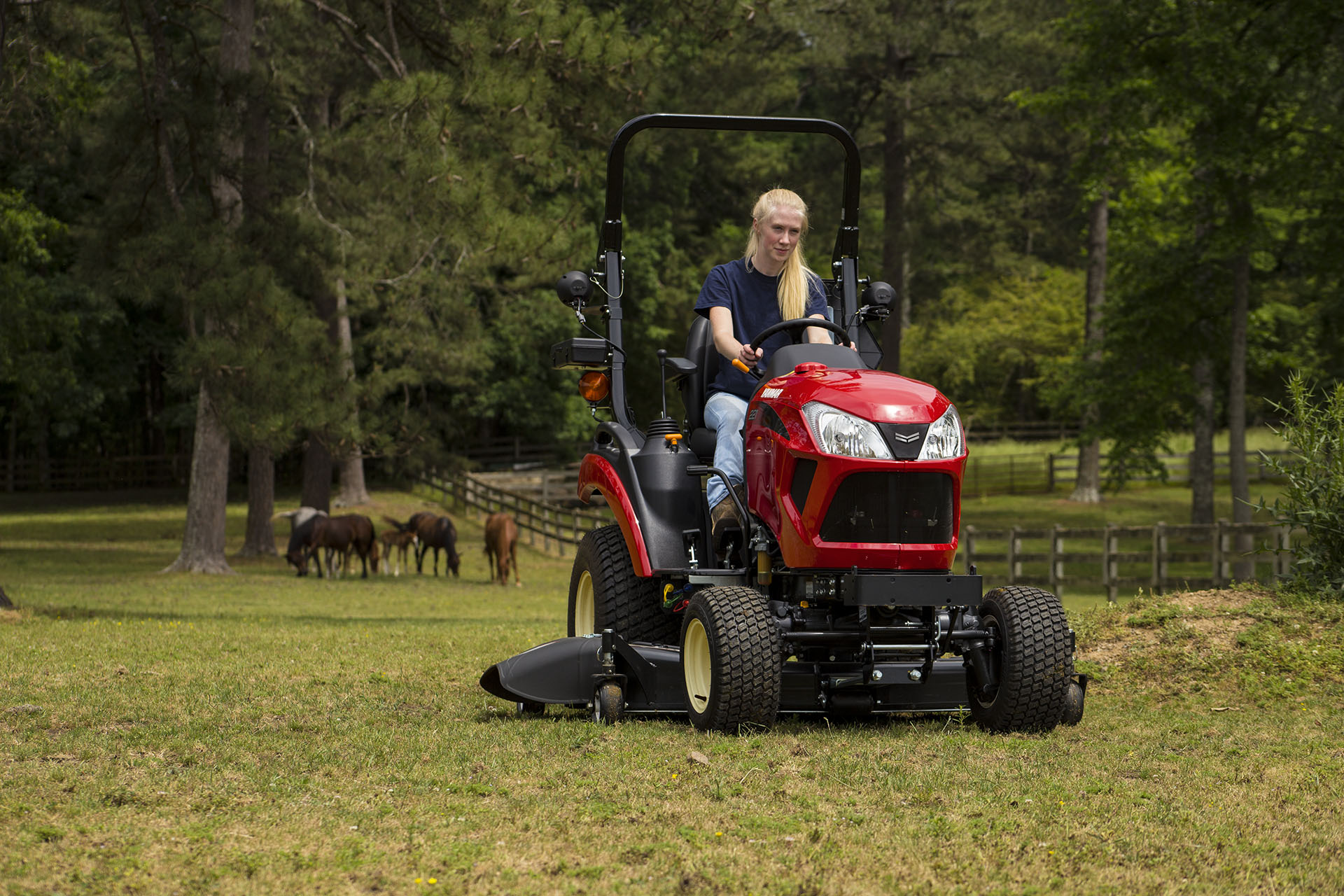 Mid Mount Mower; Stamped Deck
